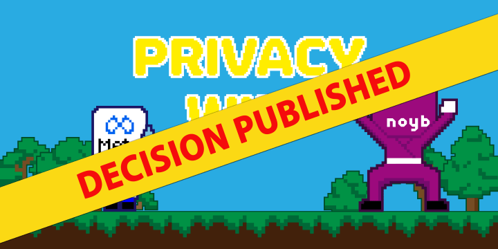 NOYB enforces your right to privacy everyday